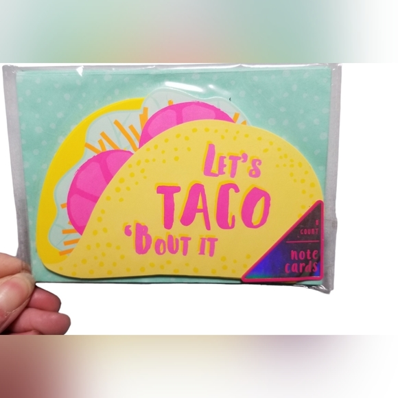 Office | Lets Taco Bout It Note Cards 8 | Poshmark